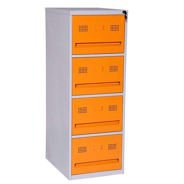 Arquivo de Aço 4 Gavetas Colorido - M133X47X60 cm - Promoção R$350